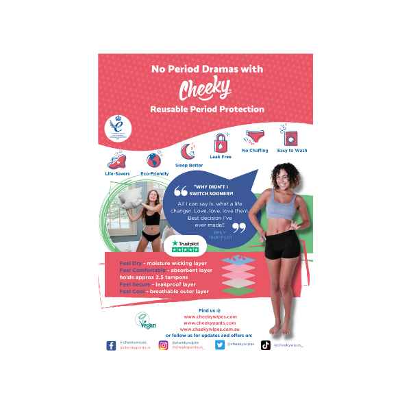 Schools Reusable Period Protection Kit | Cheeky Pants UK